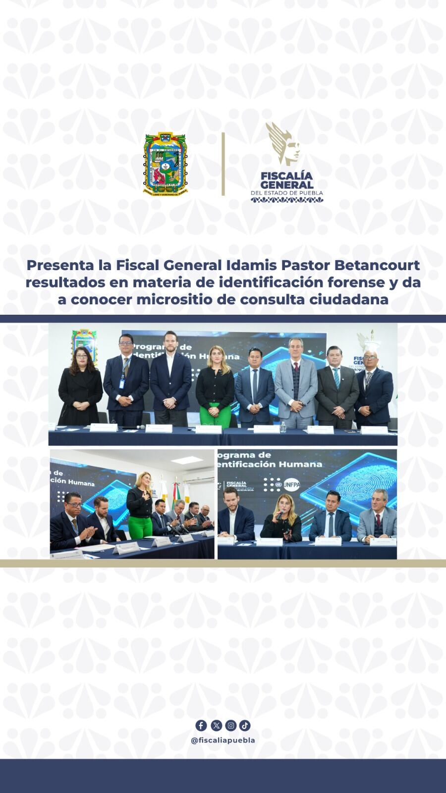 Presenta la Fiscal General Idamis Pastor Betancourt resultados en ...