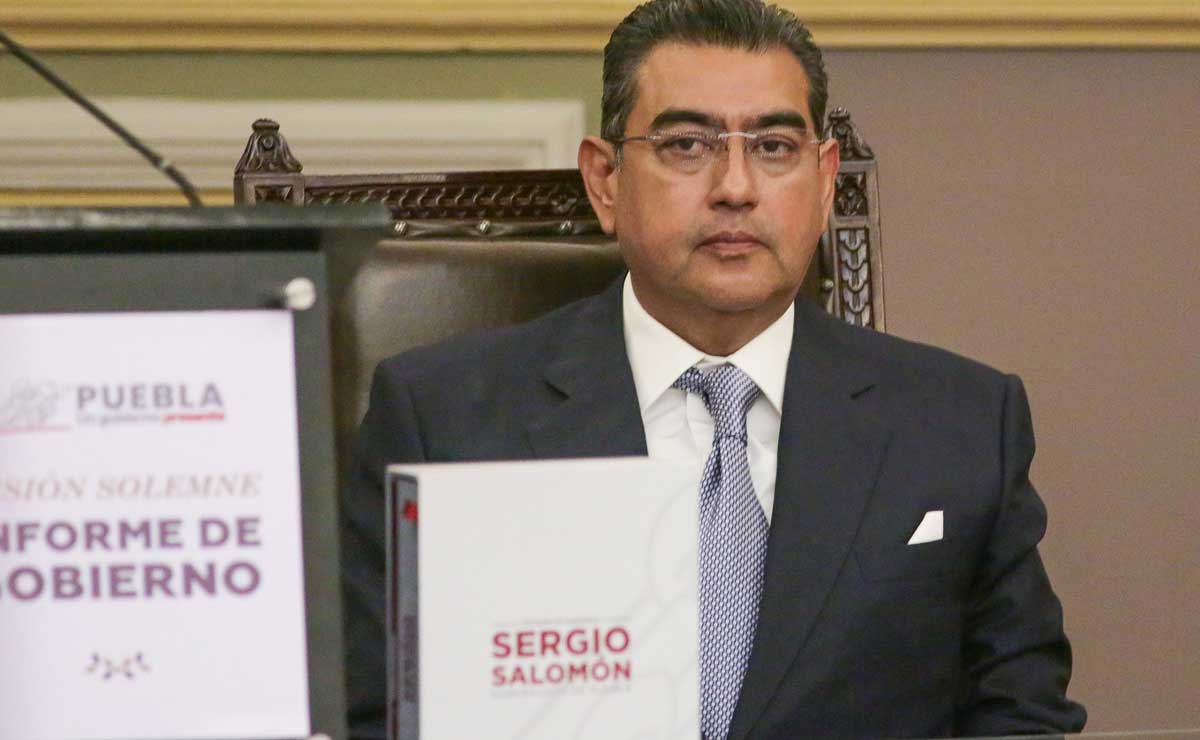 Sergio Salomón rinde informe ante el Congreso de Puebla | El Universal ...