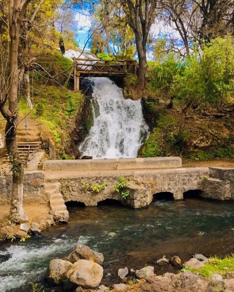 Visita San Pedro Atlixco, la bella cascada de agua del Popocatépetl ...